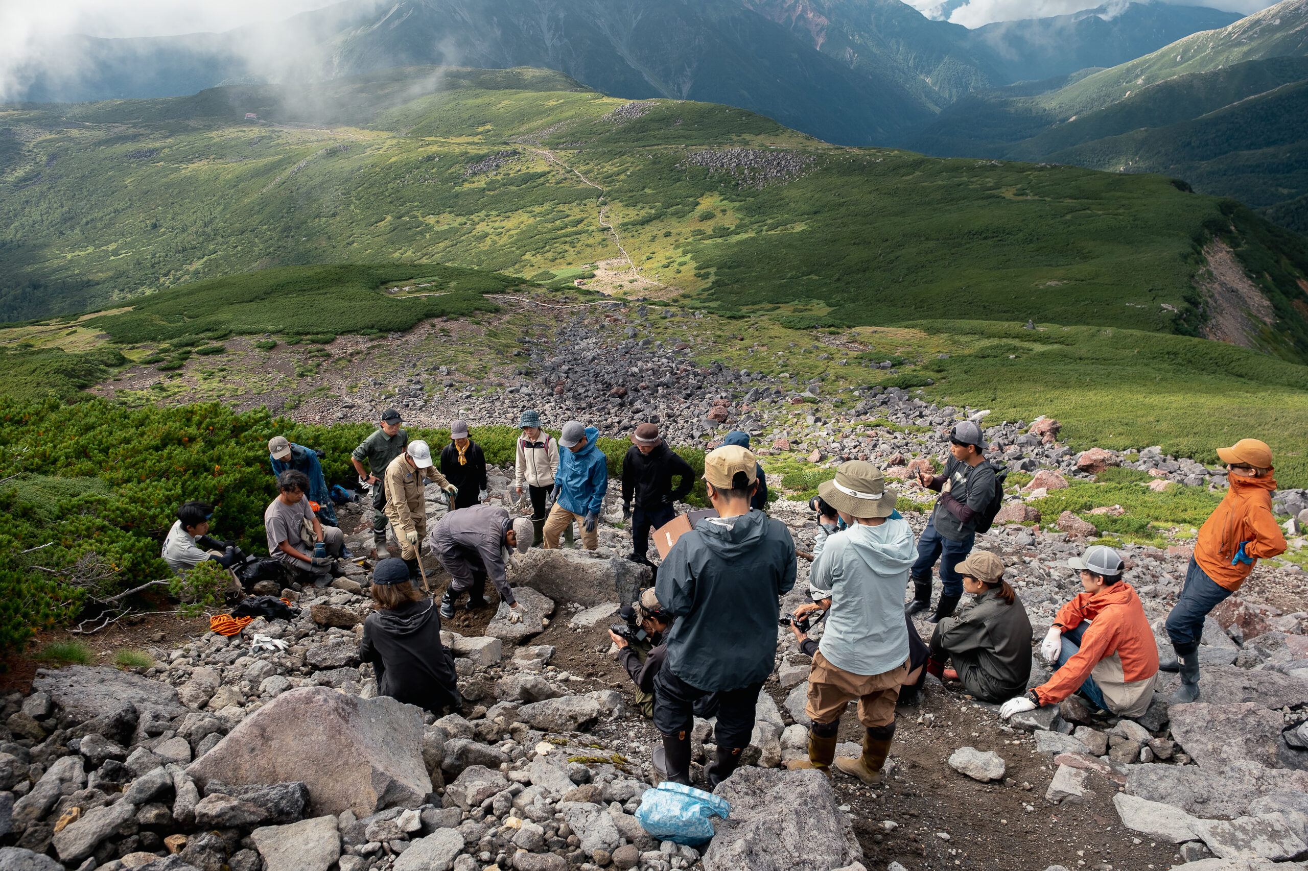 2024年度 祖父岳山頂付近登山道整備 | 雲ノ平トレイルクラブ